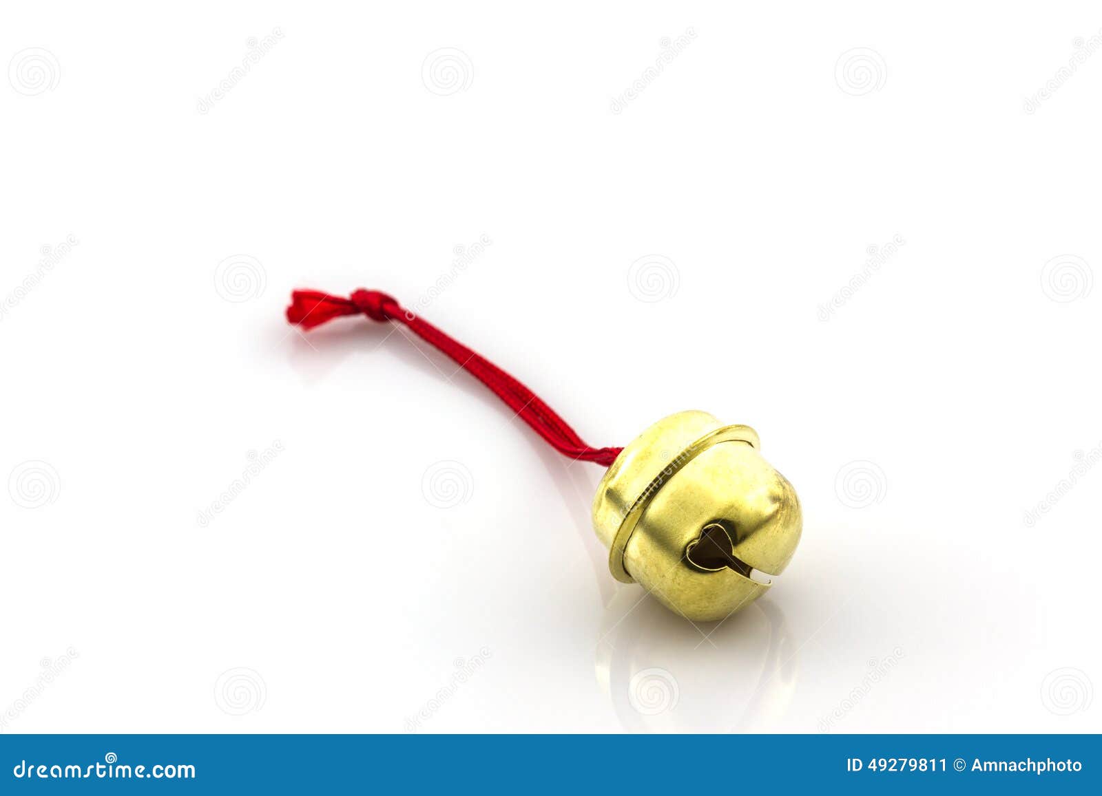 Shiny golden bell . stock image. Image of light, noel - 49279811