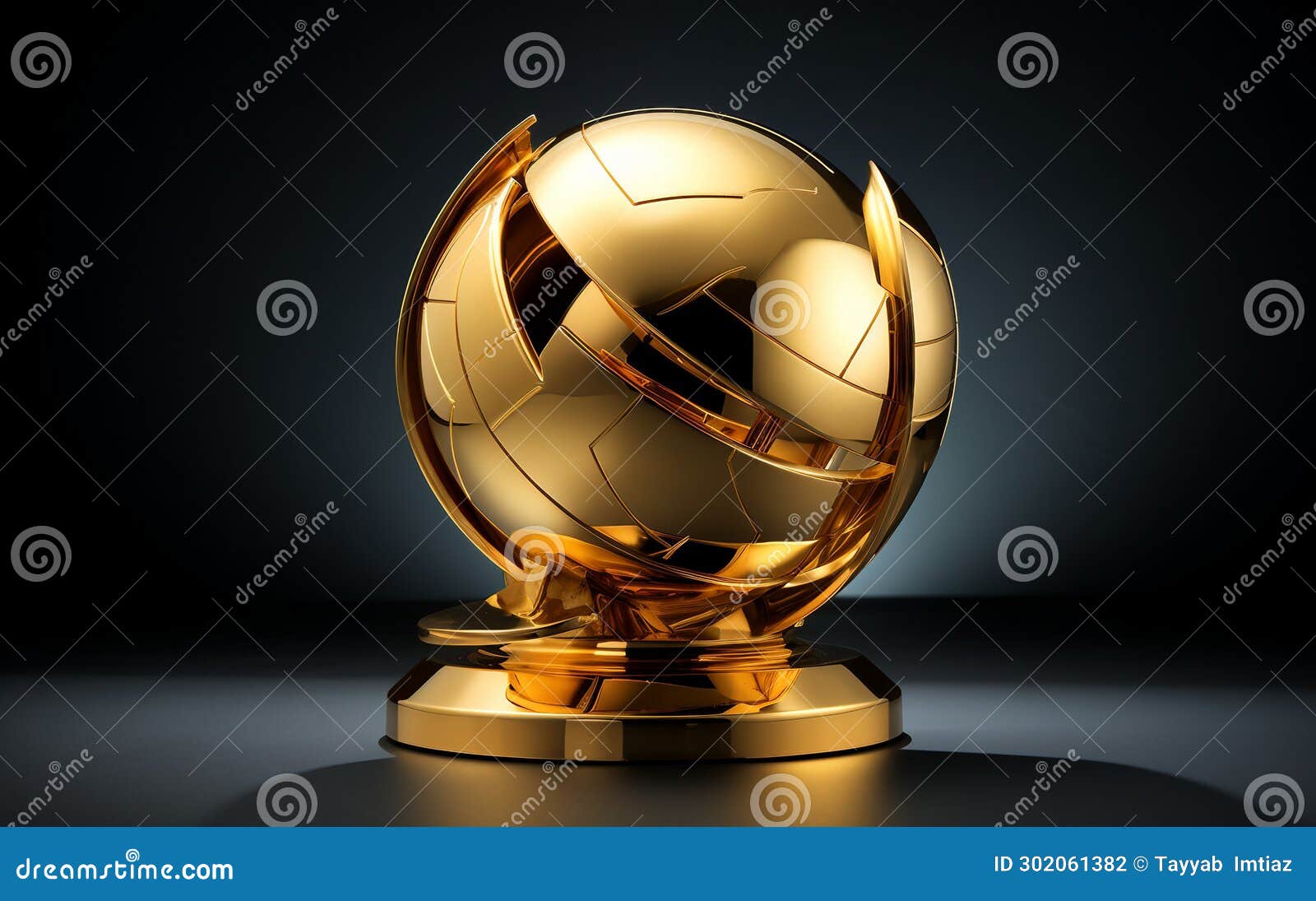 Shiny Golden Loser Trophy Isolated on Transparent Background. Stock ...