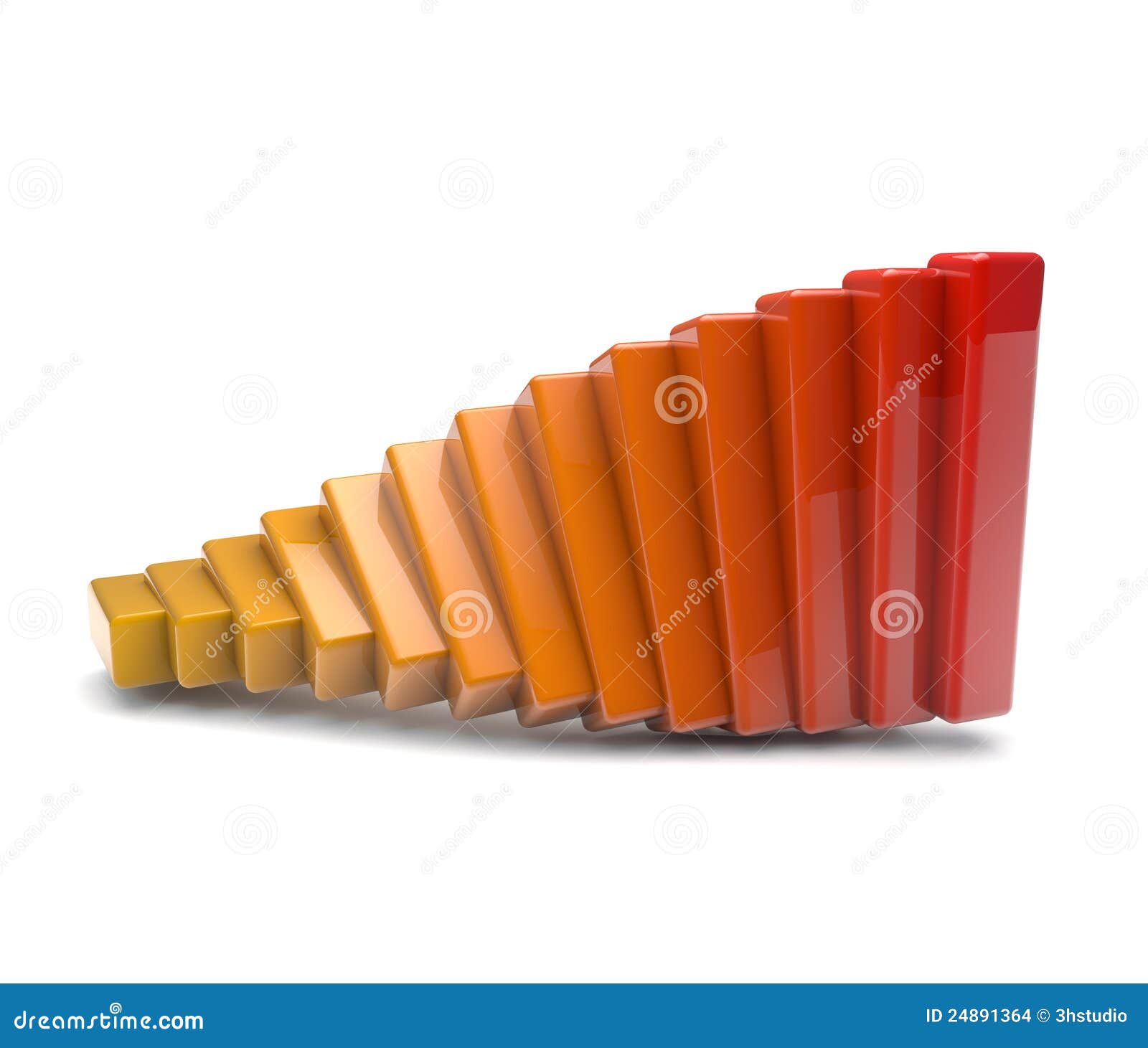 Shiny graph stock illustration. Illustration of cube - 24891364