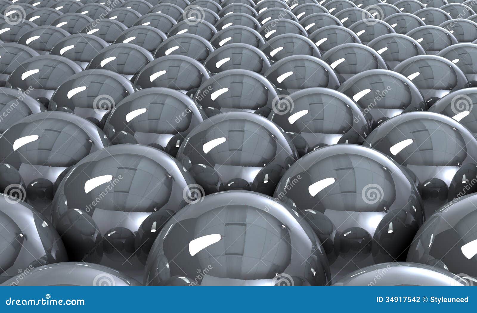 Shiny gray spheres stock illustration. Illustration of circles - 34917542