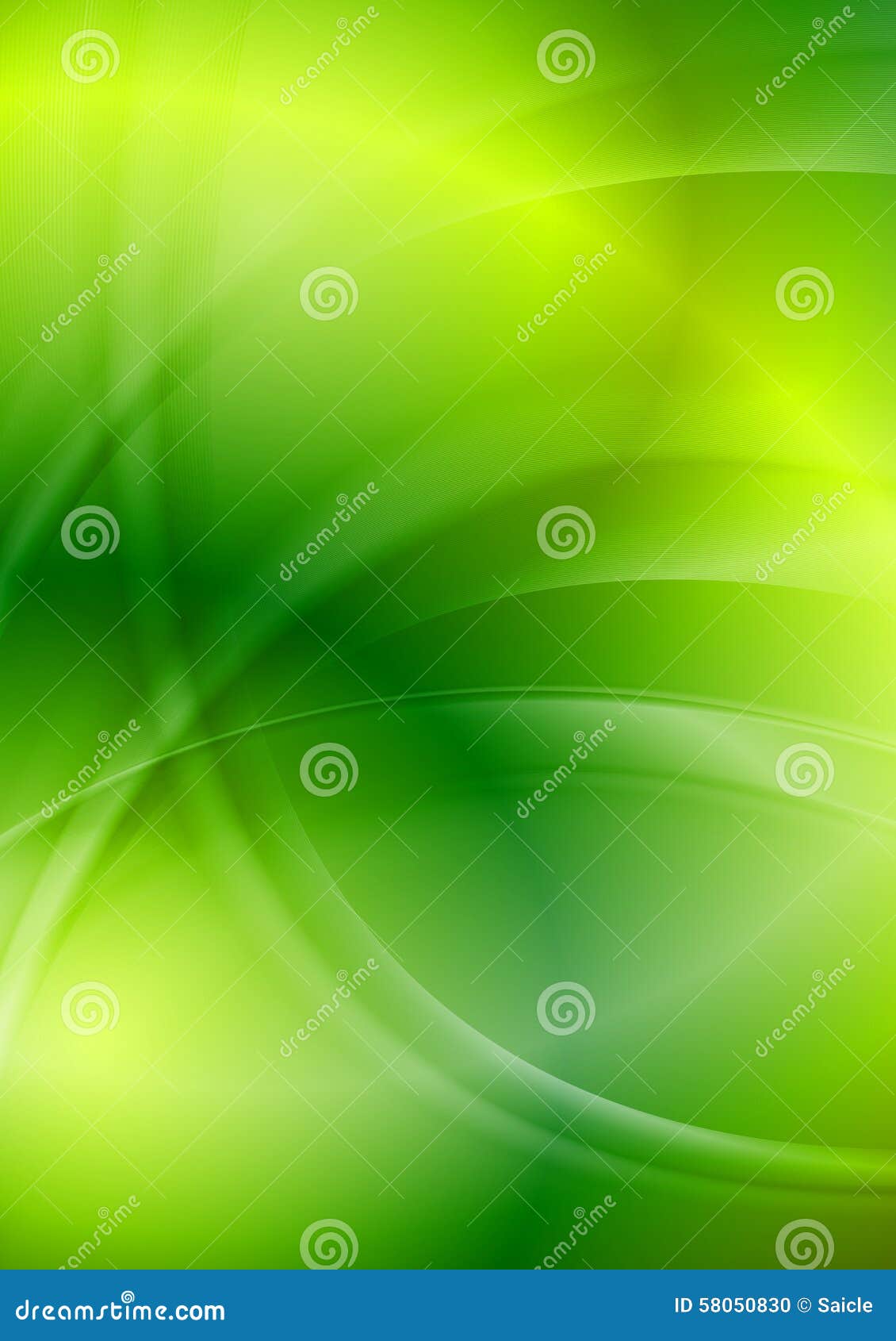 Shiny Green Iridescent Wavy Background Stock Vector - Illustration of ...