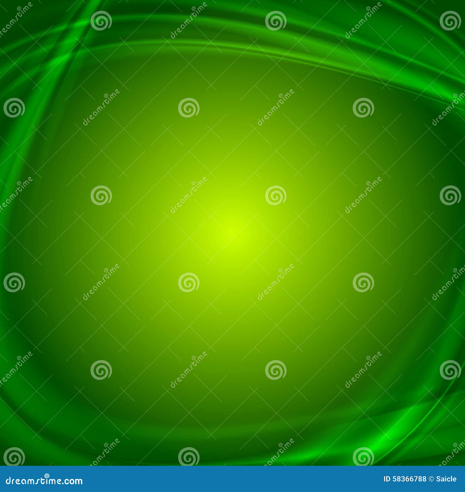 Shiny Green Wavy Abstract Background Stock Illustration - Illustration ...
