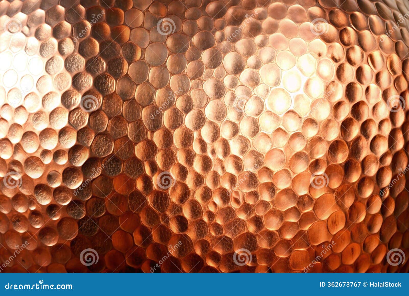 Shiny Hammered Copper Texture for Luxury Design Stock Illustration ...