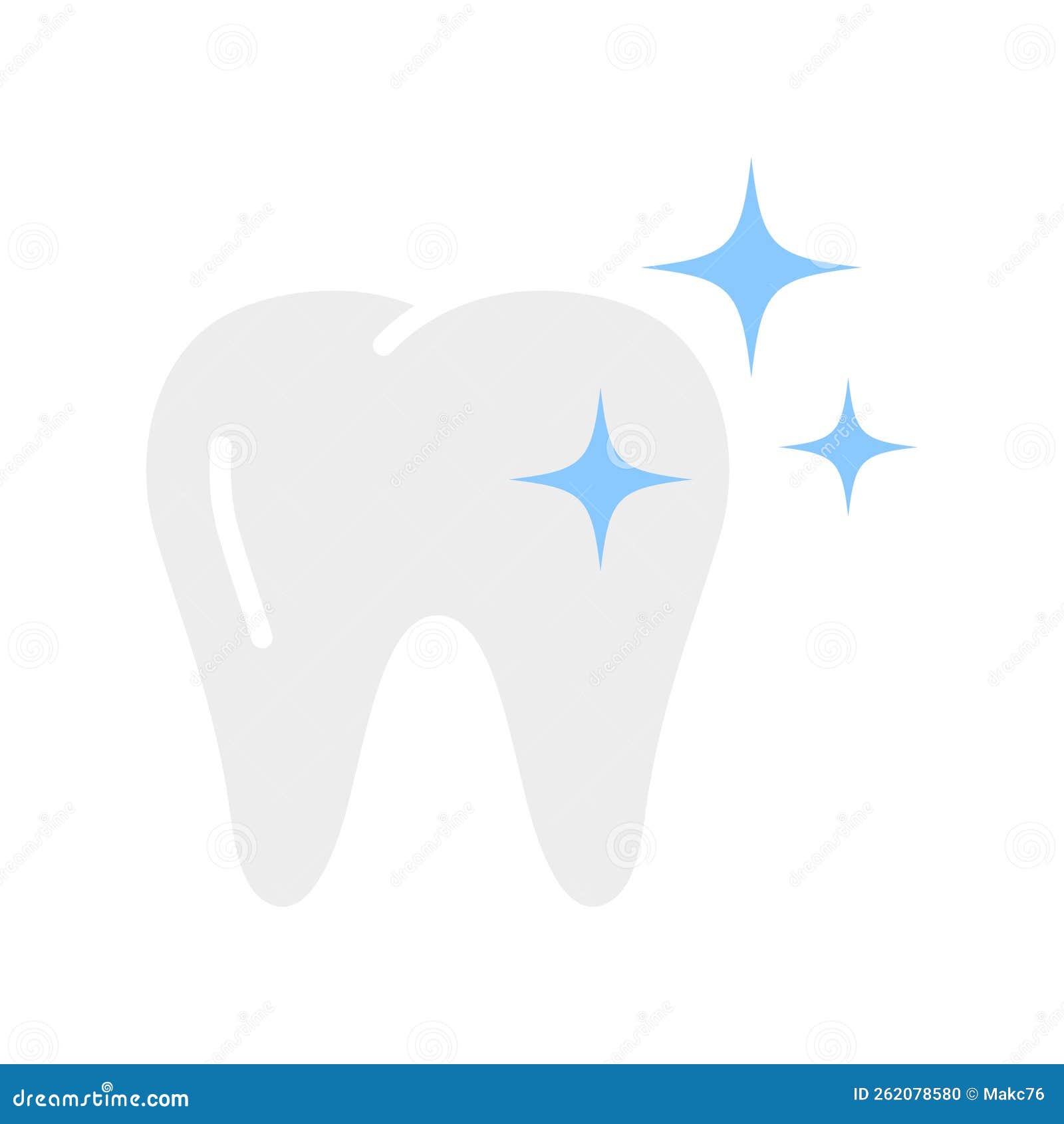 Shiny, Healthy Tooth. Healthy Tooth with Glowing Effect, Teeth ...
