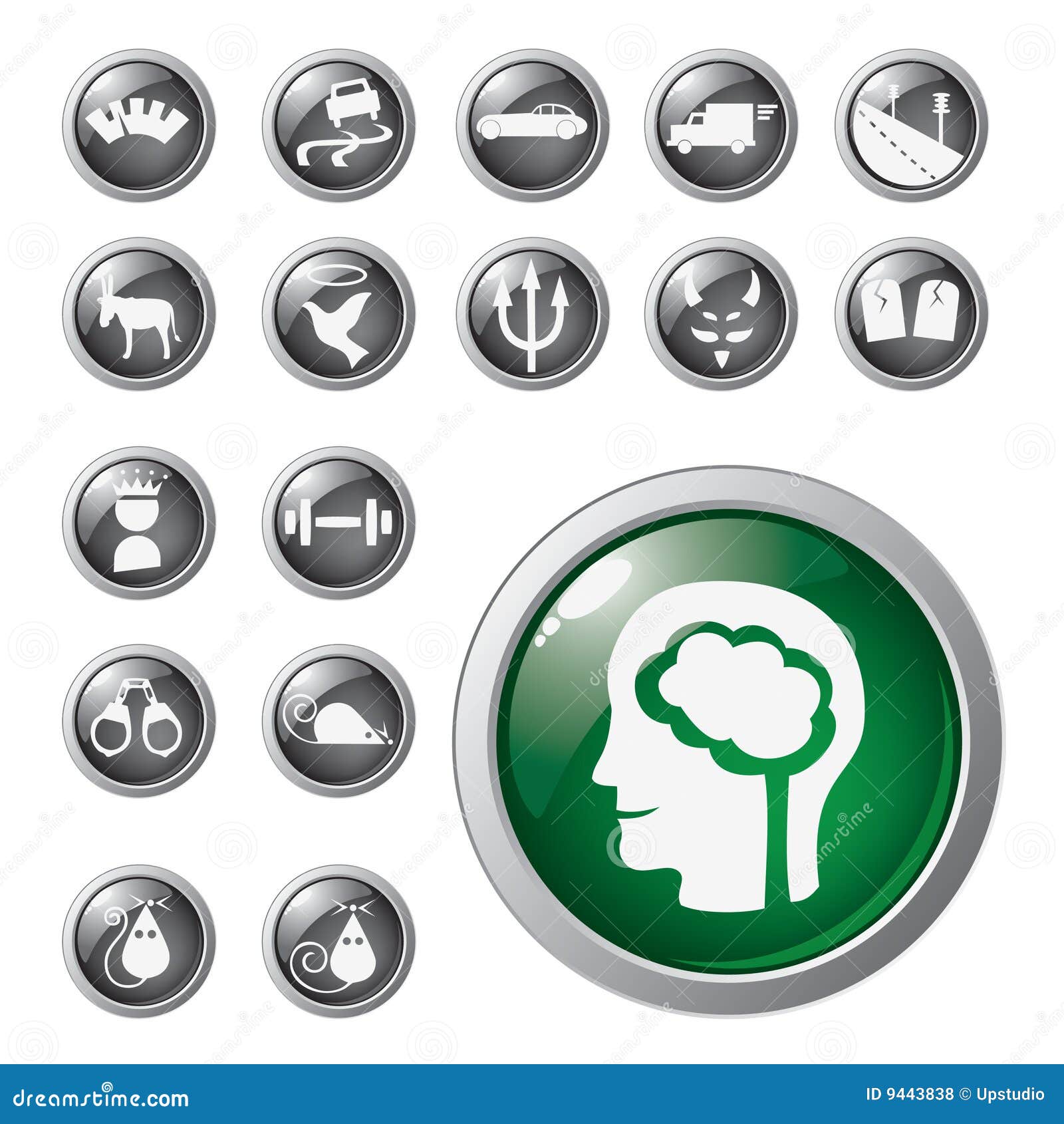 Shiny icons stock vector. Illustration of important, documents - 9443838