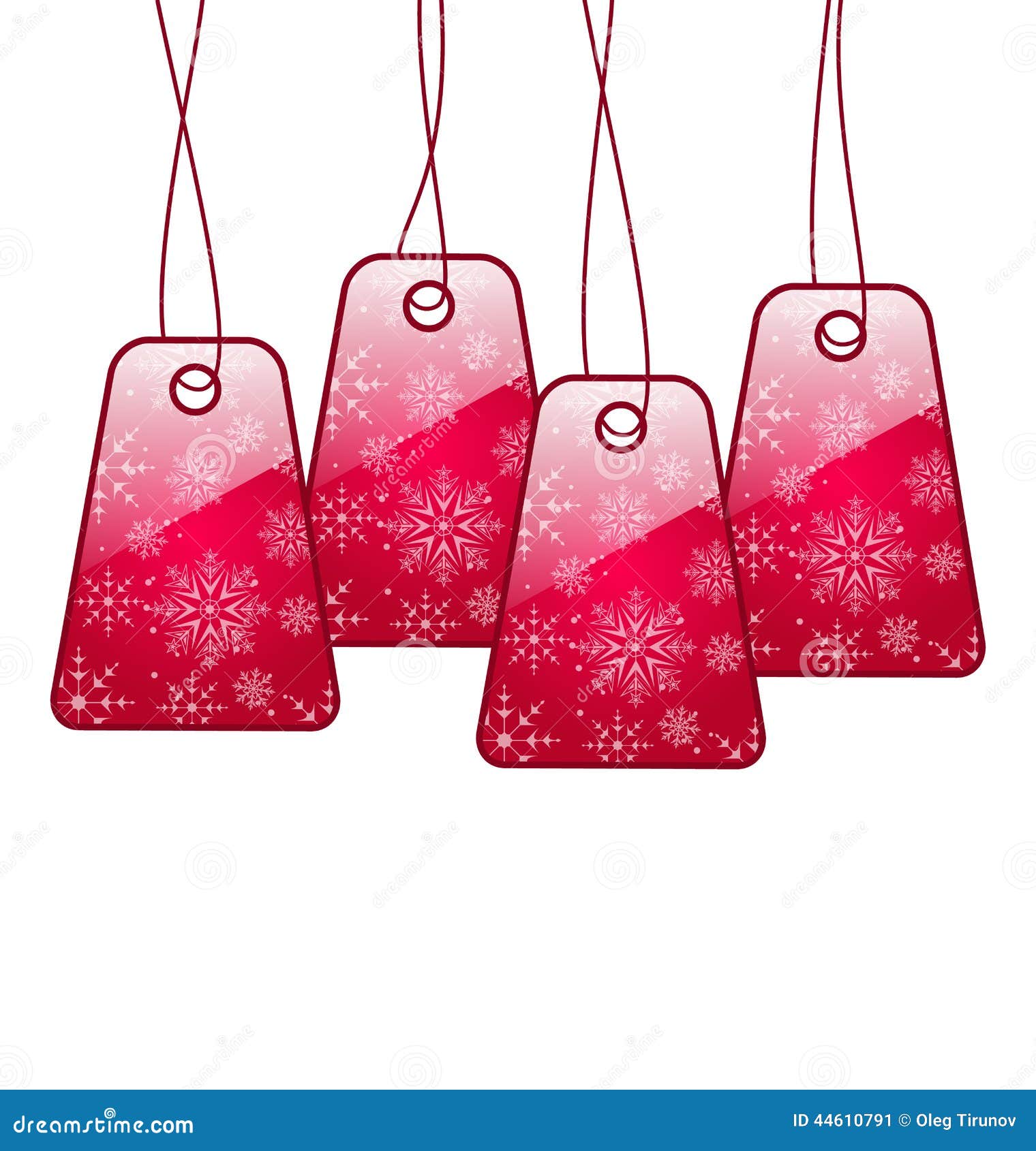 Shiny Labels Isolated On White Background Cartoon Vector ...