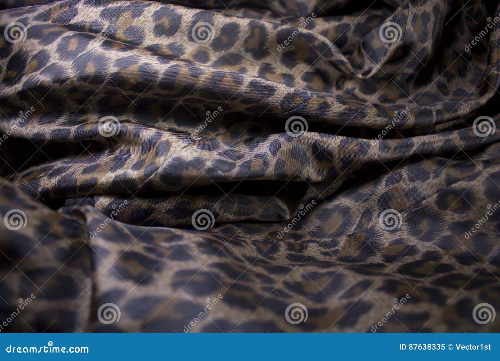 Shiny leopard fabric cloth stock image. Image of nature - 87638335