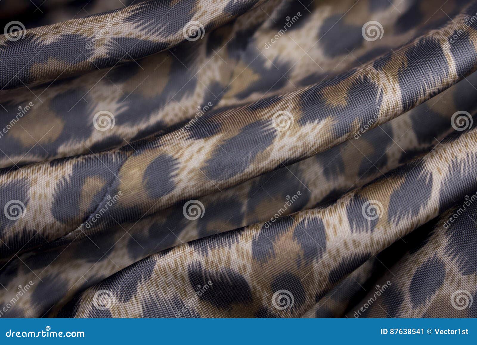 Shiny leopard fabric cloth stock image. Image of fake - 87638541