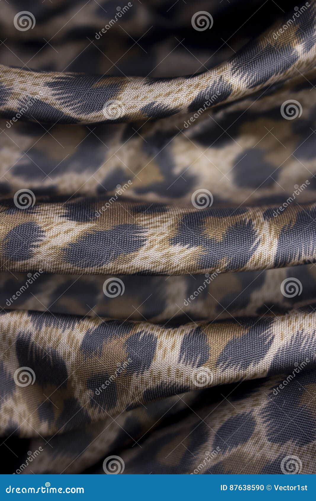 Shiny leopard fabric cloth stock photo. Image of retro - 87638590