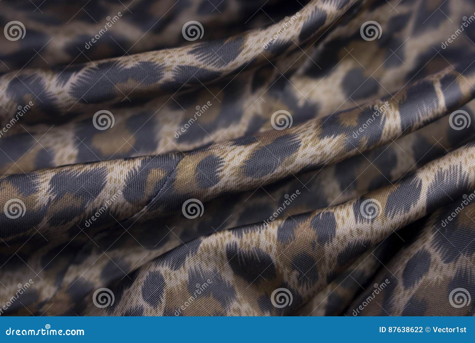 Shiny leopard fabric cloth stock photo. Image of leopard - 87638622