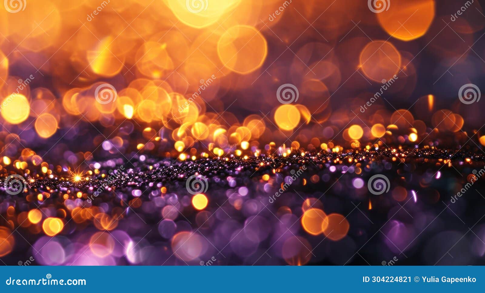 Shiny Light Background of Bokeh Reflections and Glitter Stock Image ...