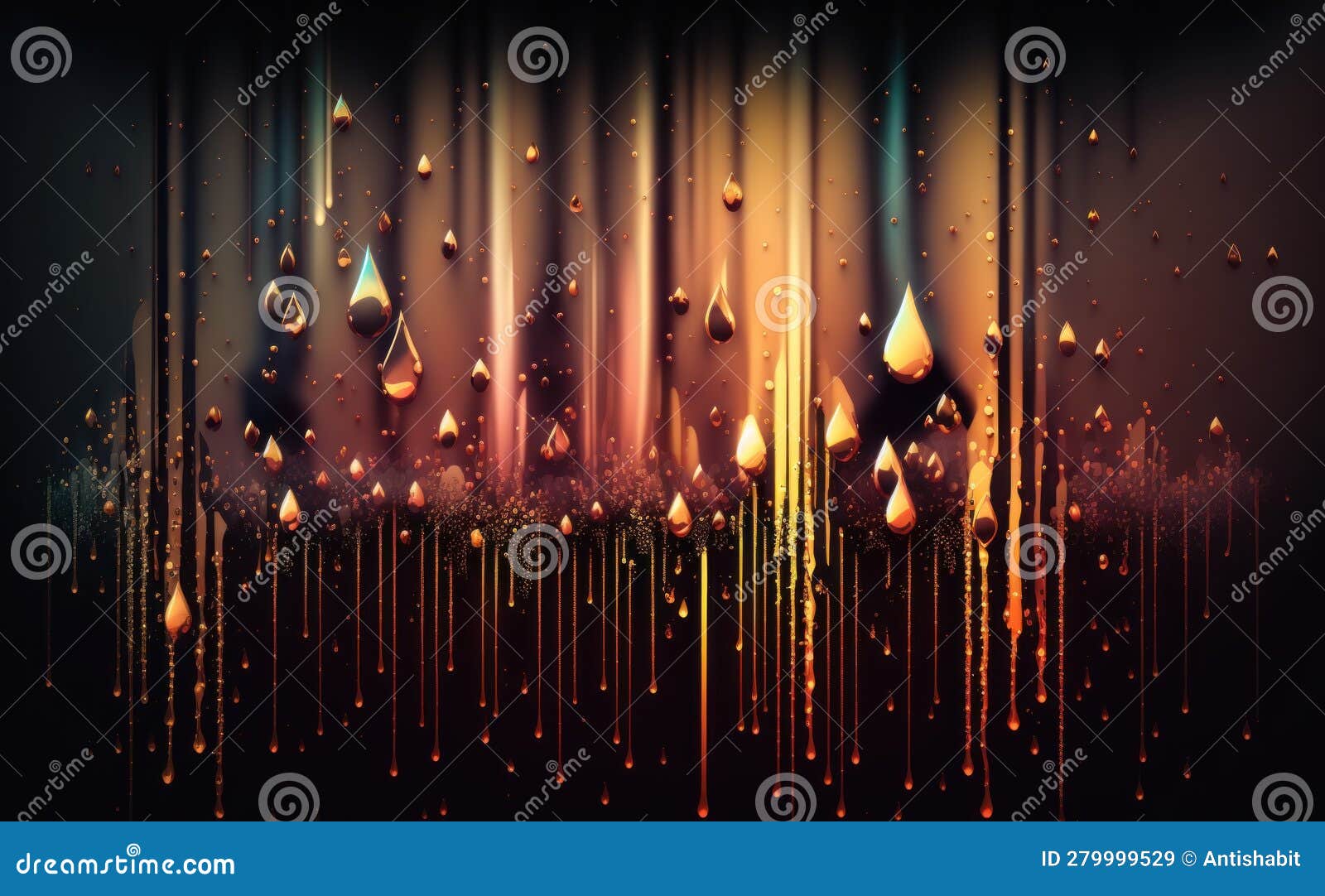Shiny Lights Background. Dripping Glitter Texture Stock Illustration ...