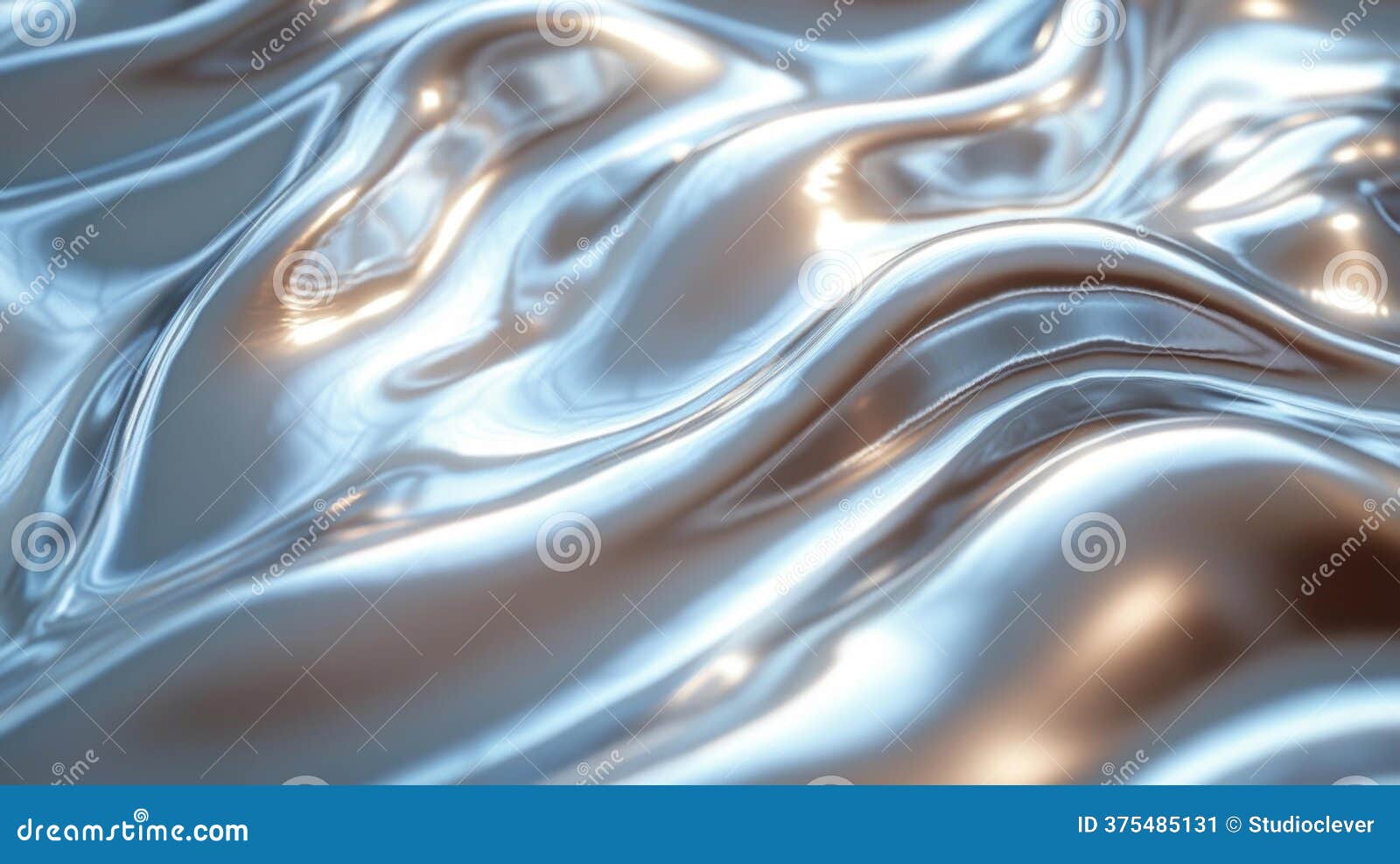 Smooth Silver Metallic Texture, Liquid Metal, Mercury Or Gallium, With ...