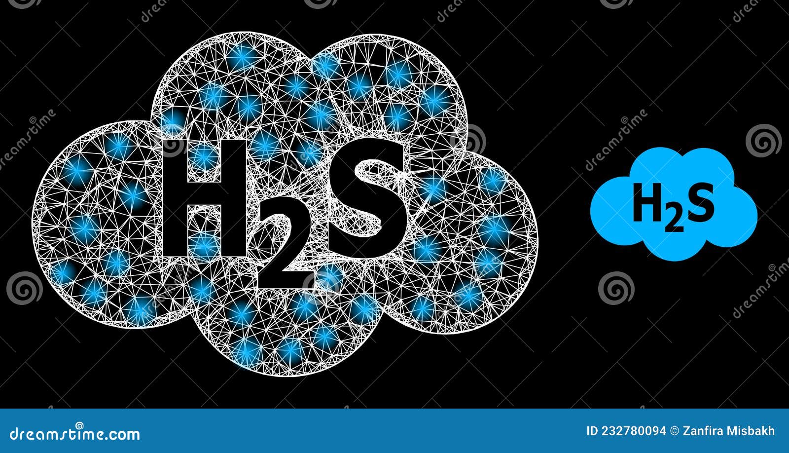 Hydrogen Sulfide Production Process. Cartoon Vector | CartoonDealer.com ...