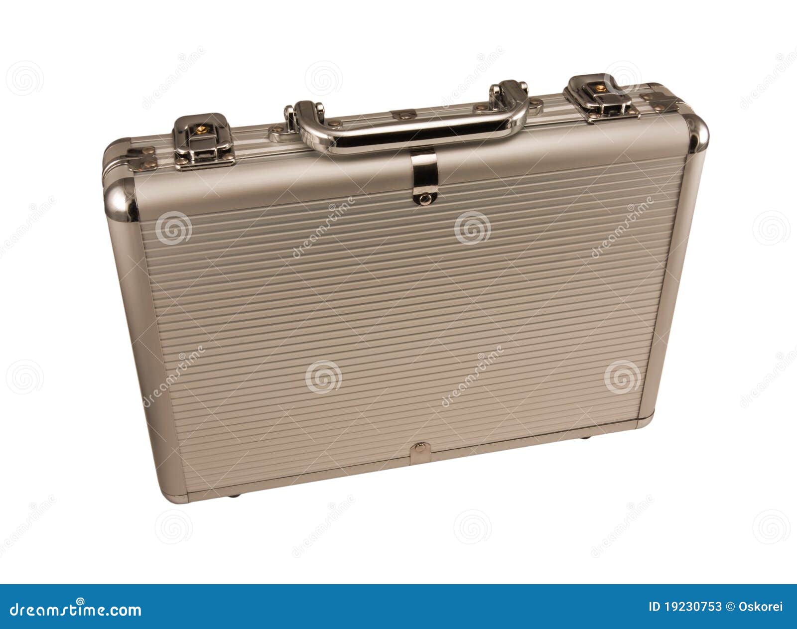 Shiny metal case stock image. Image of glossy, aluminium - 19230753