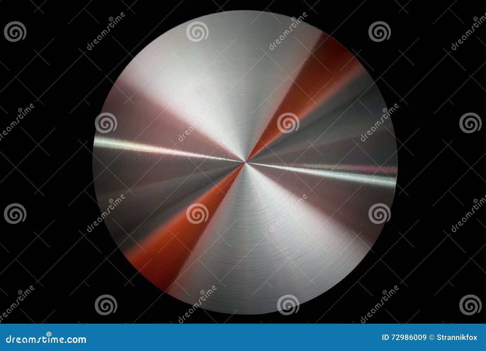 Shiny Metal Circle with Reflections Stock Image - Image of stainless ...