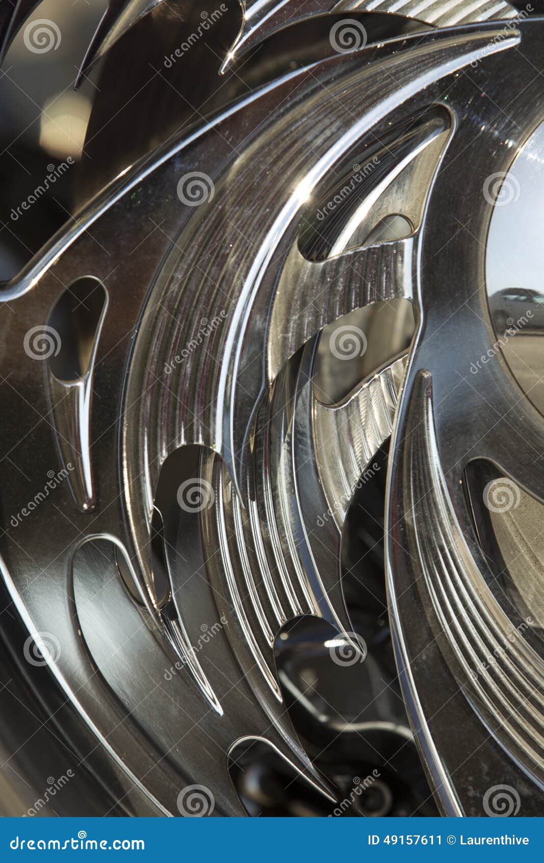 Shiny Metal Motorcycle Tire Stock Image - Image of cropped, metal: 49157611