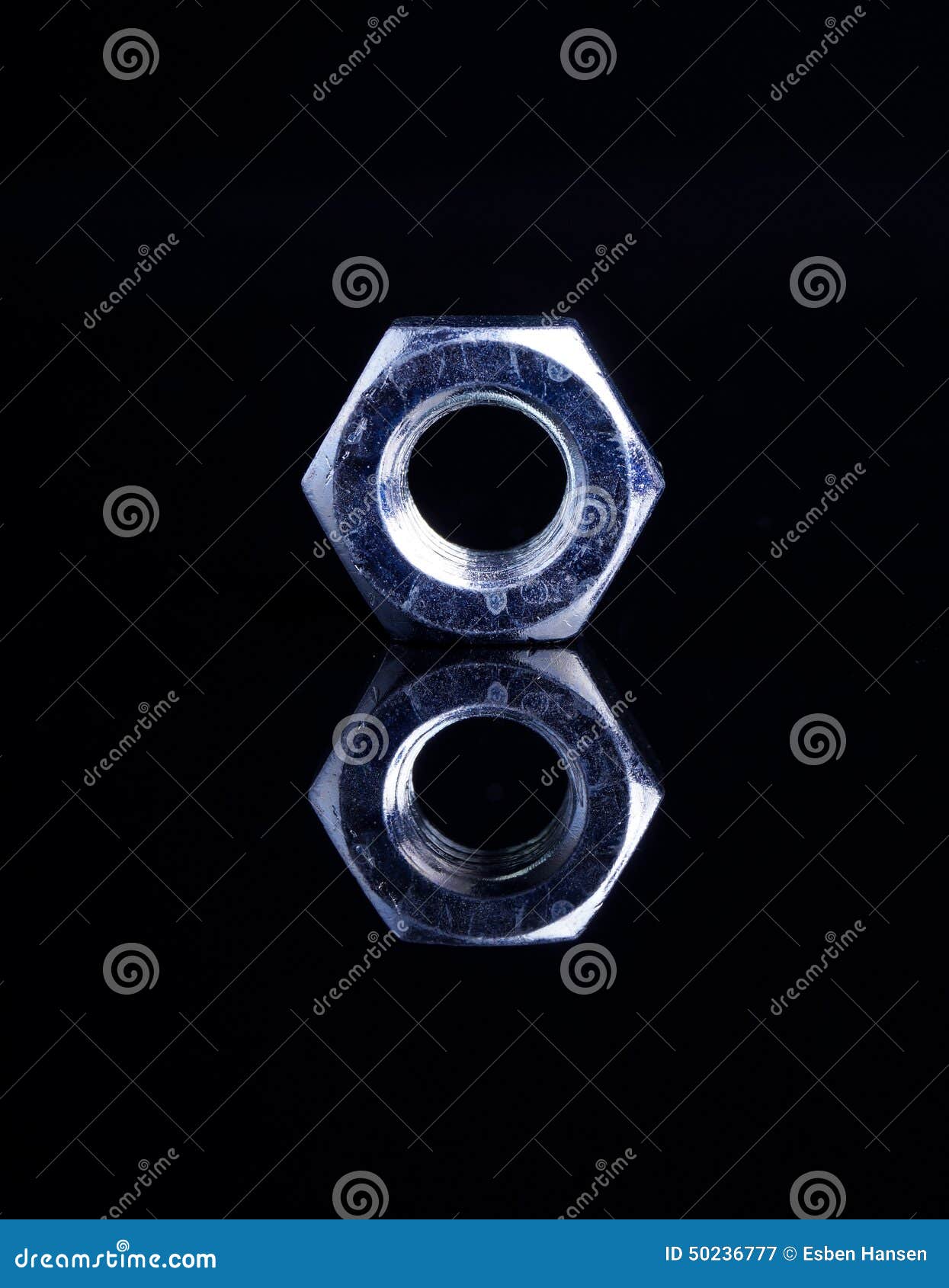 Shiny metal Nut stock image. Image of background, store - 50236777
