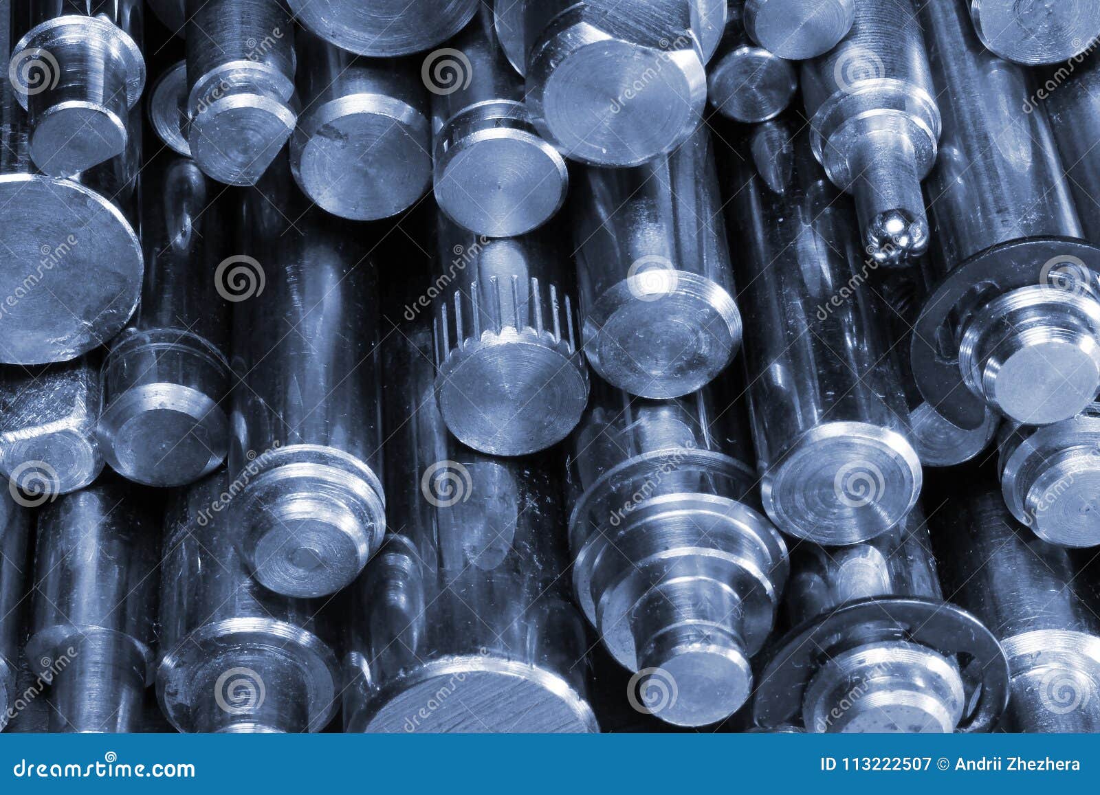 Shiny Metal Round Bars and Rods Stock Image - Image of texture ...