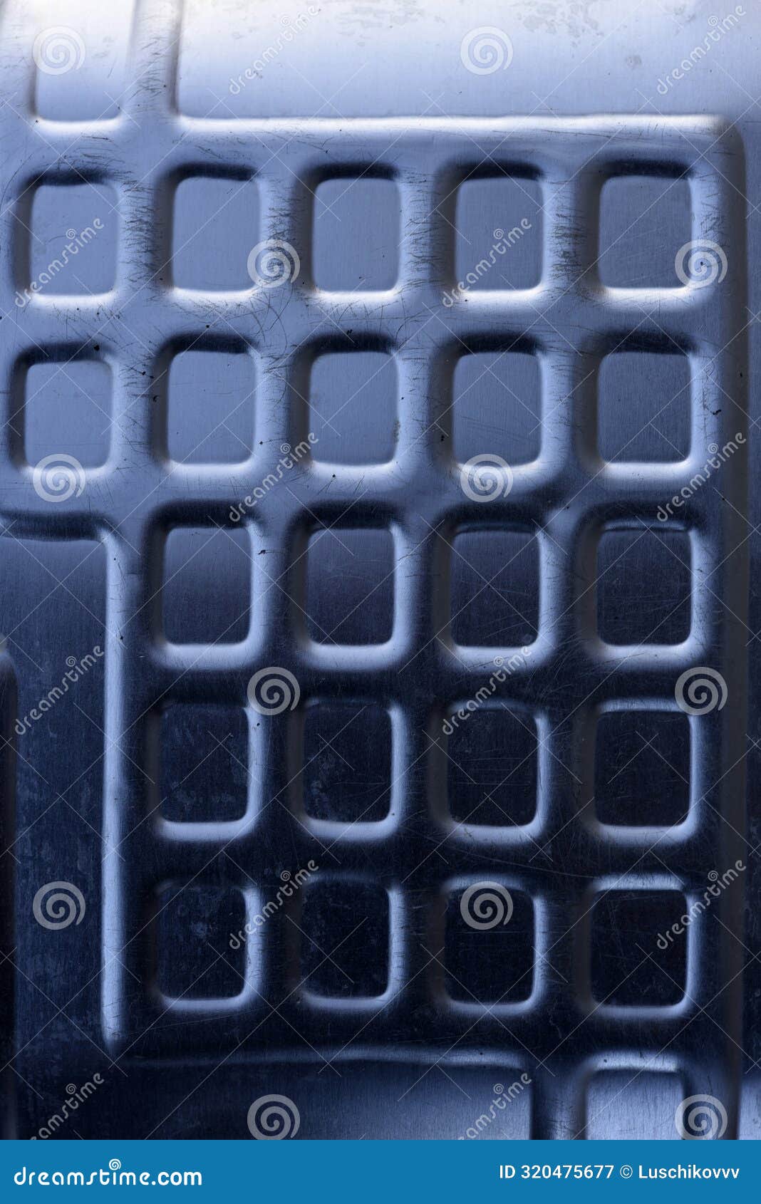 Shiny Metal Surface. the Shiny Radiator of an Old Refrigerator Stock ...