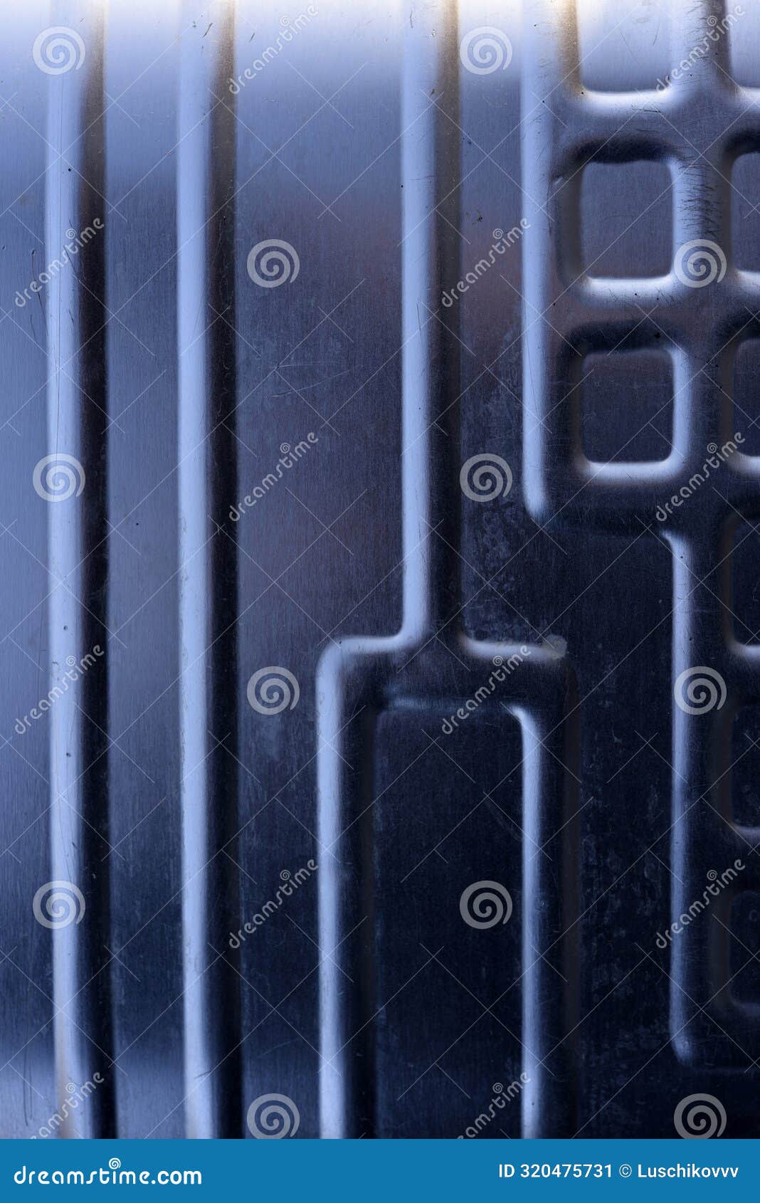 Shiny Metal Surface. the Shiny Radiator of an Old Refrigerator Stock ...