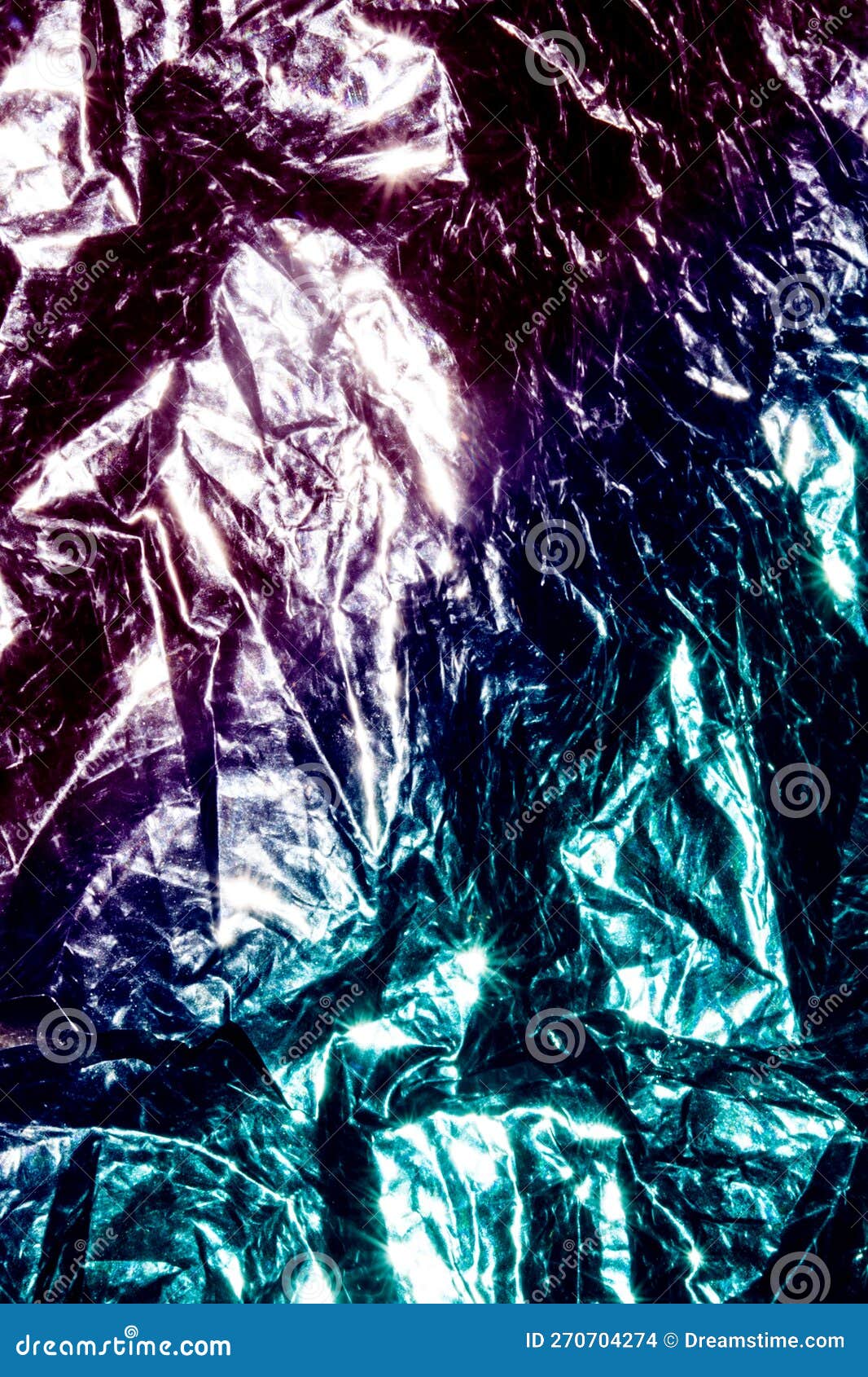 Shiny Metallic Blue and Purple Geometric Foil Background Stock Photo ...