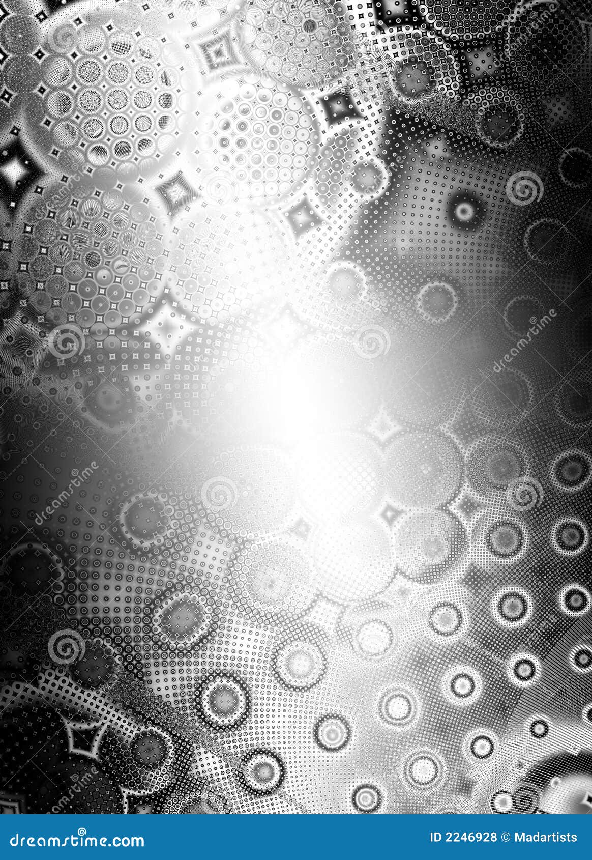 Shiny Metallic Circles Texture Stock Illustration - Illustration of ...