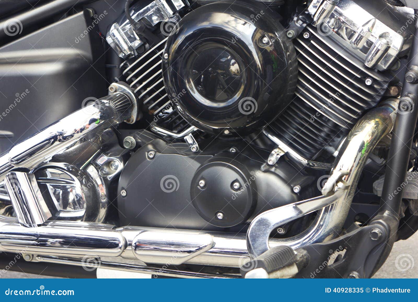 Shiny motorcycle engine stock image. Image of machine - 40928335