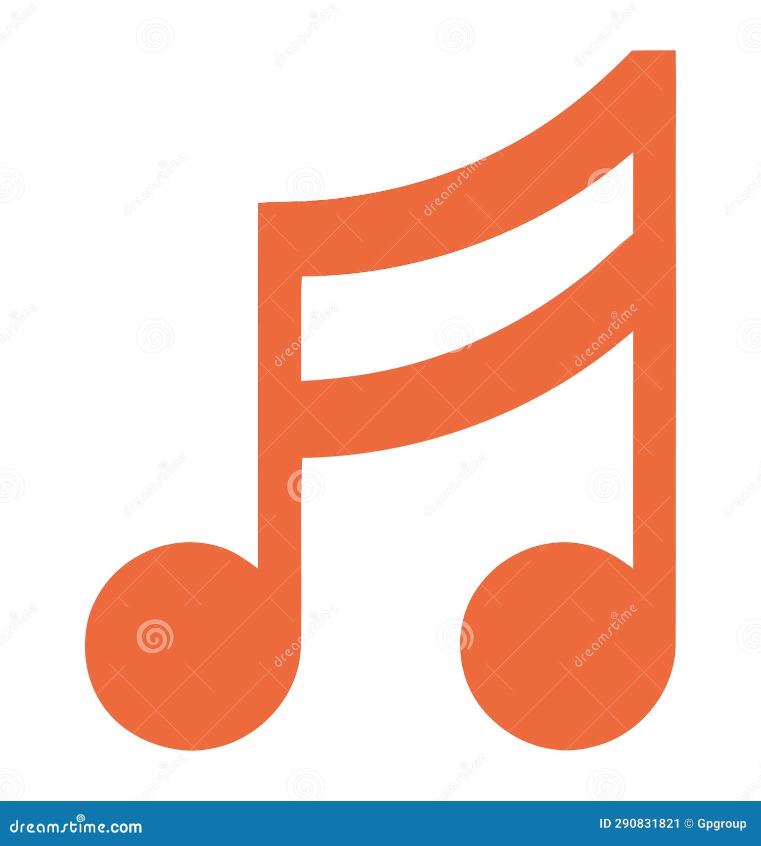 Shiny Musical Notes On Blue Background. Stock Photography ...