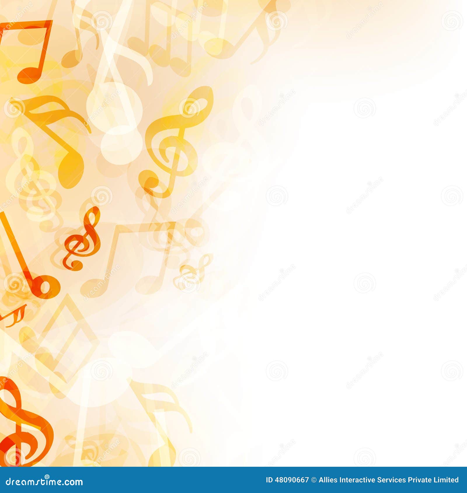 Shiny musical notes. stock illustration. Illustration of creative ...