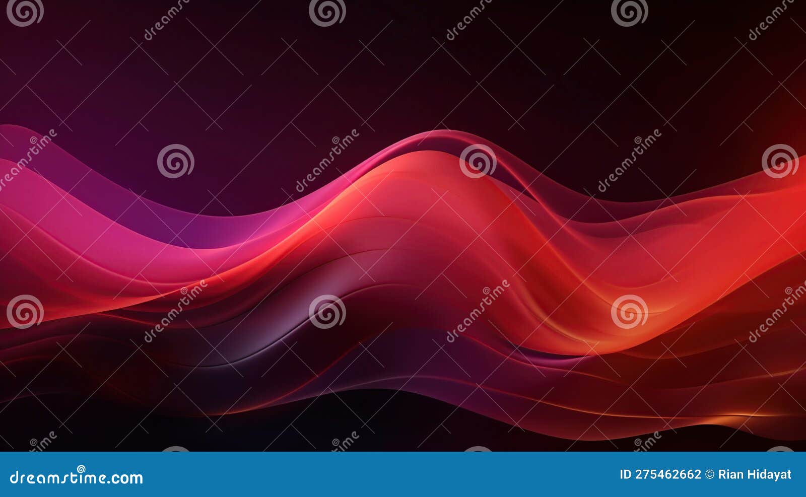 Calming Translucent Wavy Composition Background With Gradient ...