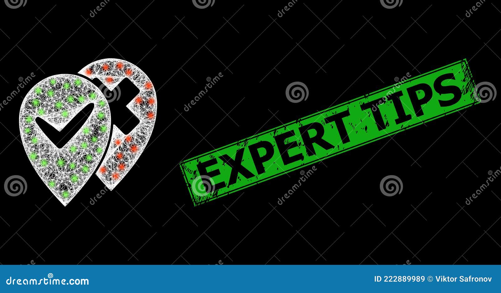 Rubber Expert Tips Stamp Imitation and Net Place Advices Web Mesh with ...