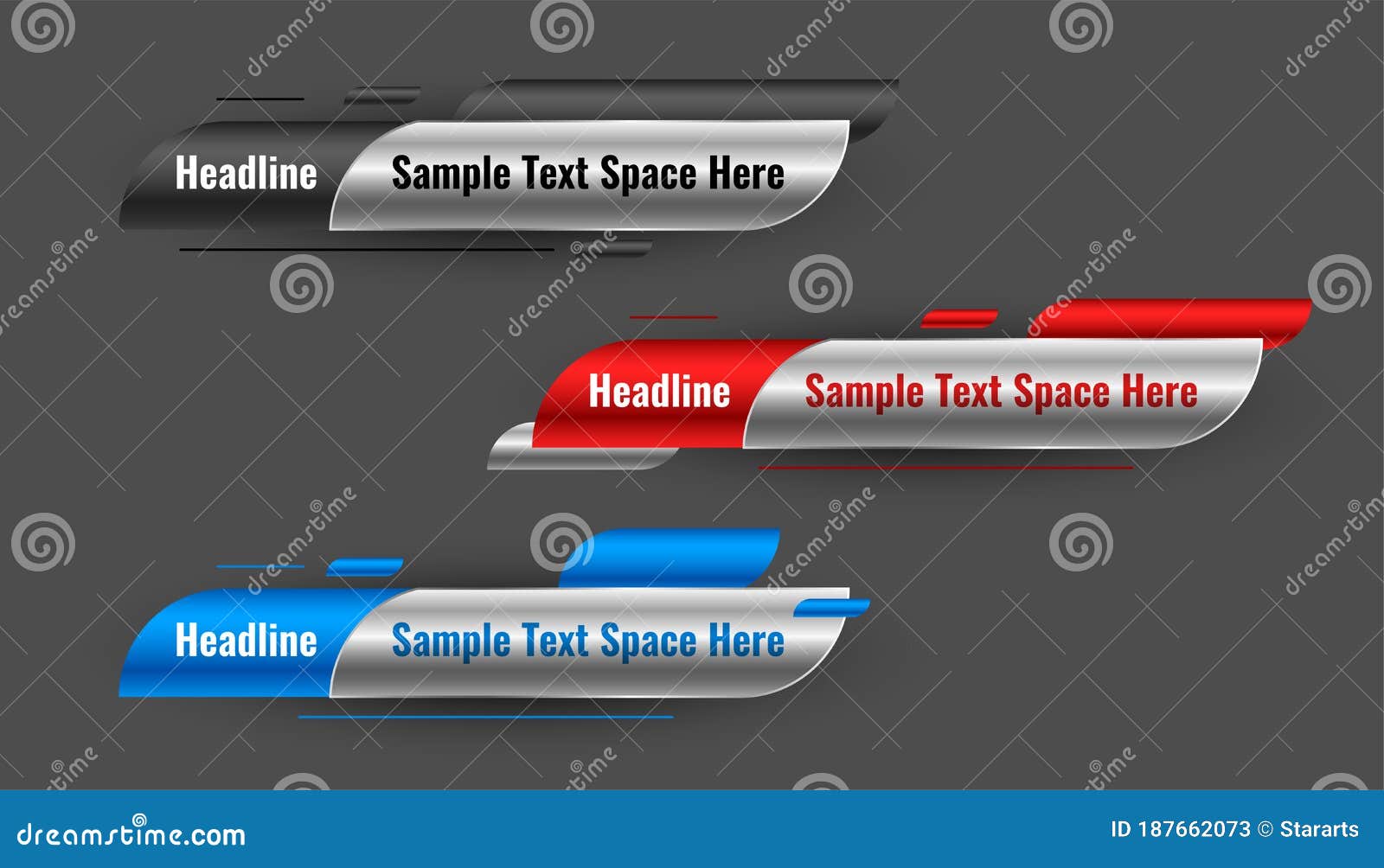 Shiny News Lower Third Banners Set of Three Stock Vector - Illustration ... Shiny News Lower Third Banners Set of Three Stock Vector - Illustration ...