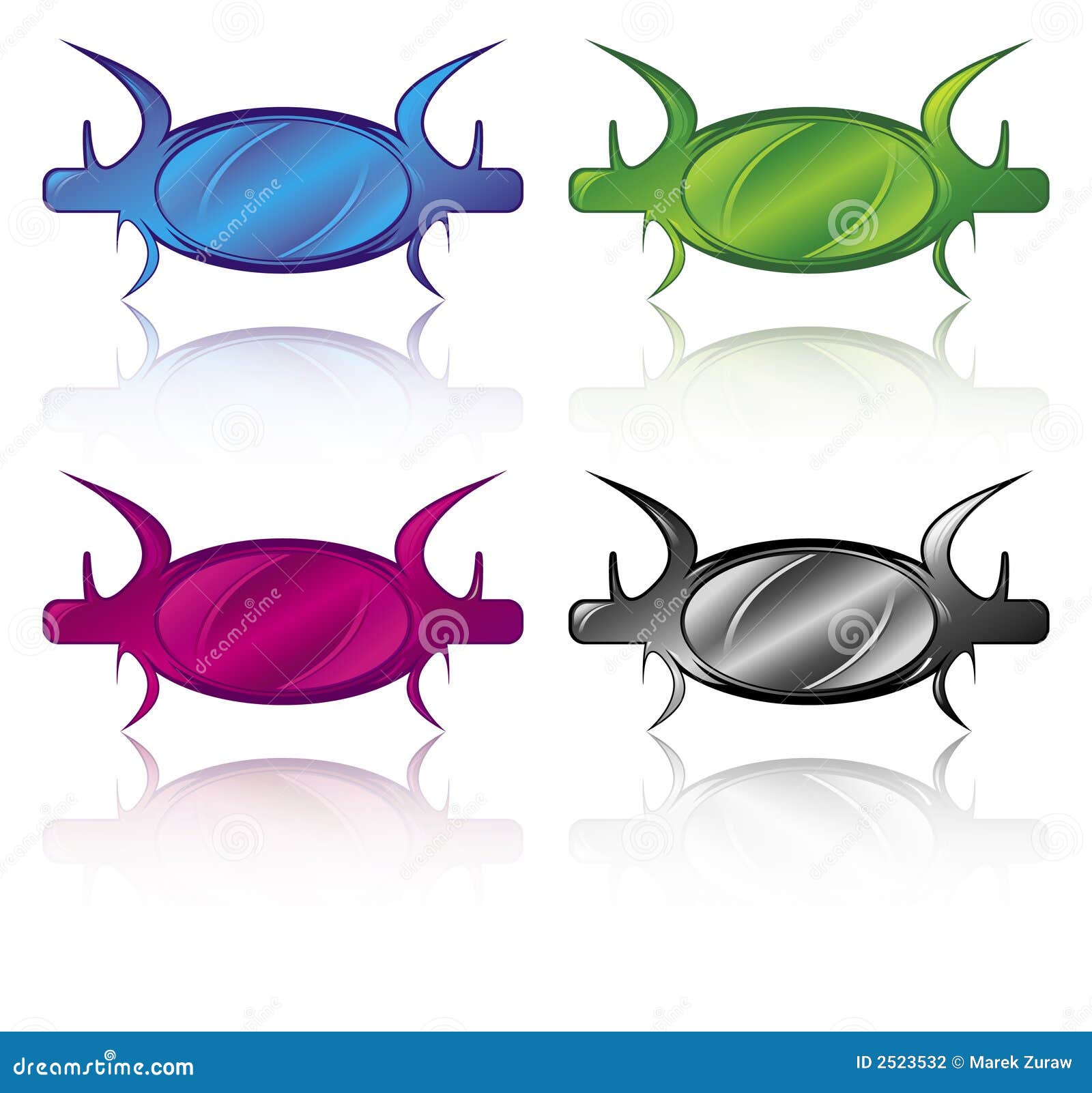 Shiny objects stock vector. Illustration of aqua, logo - 2523532