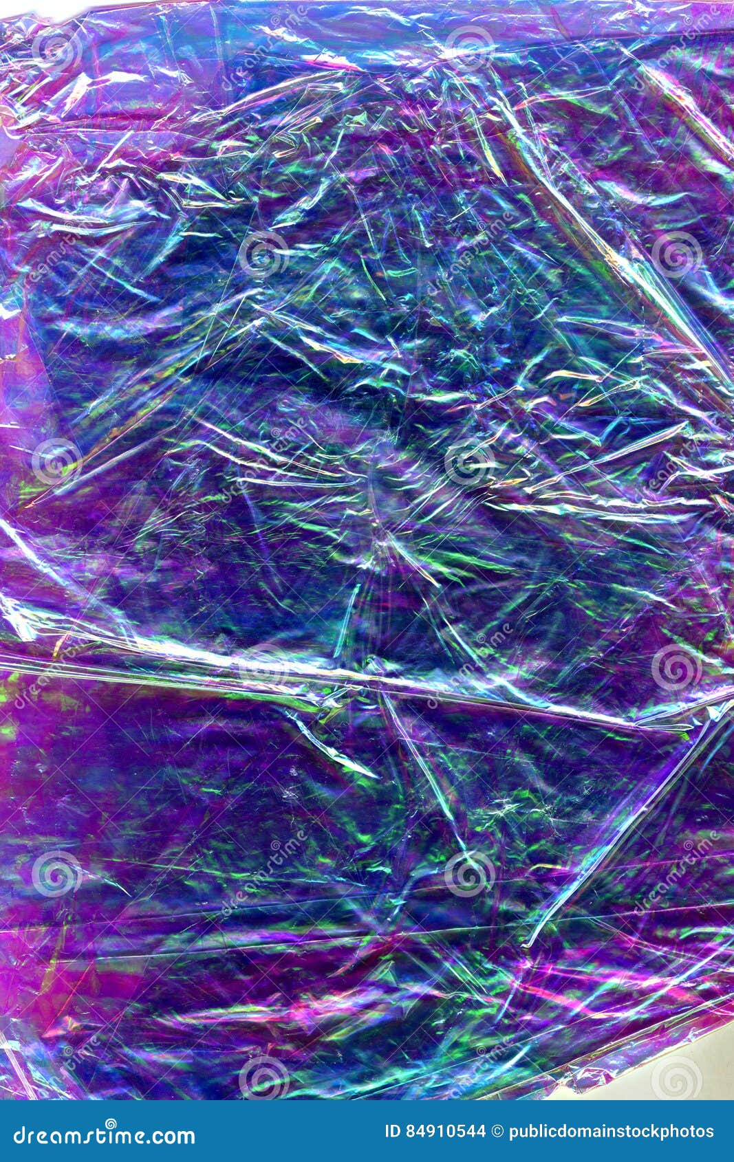 Shiny Plastic Colored Sheet Picture. Image: 84910544