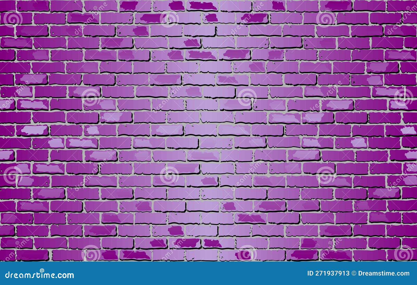 Purple Brick Wall With Laminate Floor Vector Illustration ...