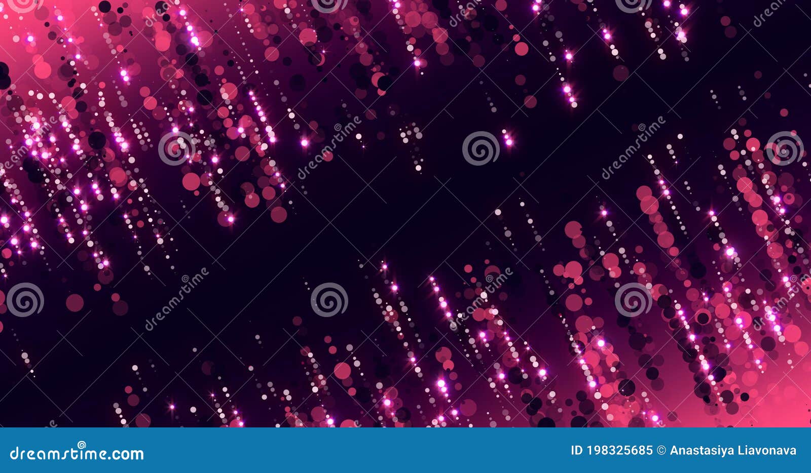 Purple Particles Background, Dust Particles With Real Lens Flare Stock ...