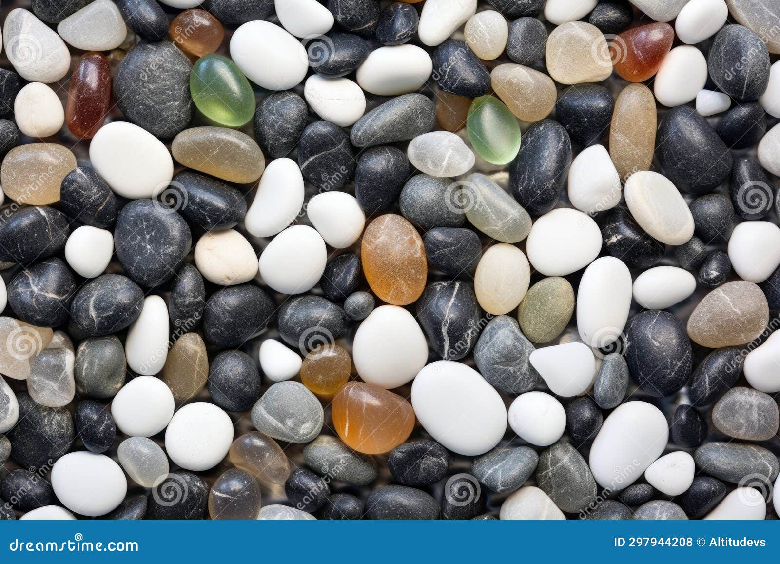 Shiny Quartz Pebbles Texture Stock Photo - Image of concept ...