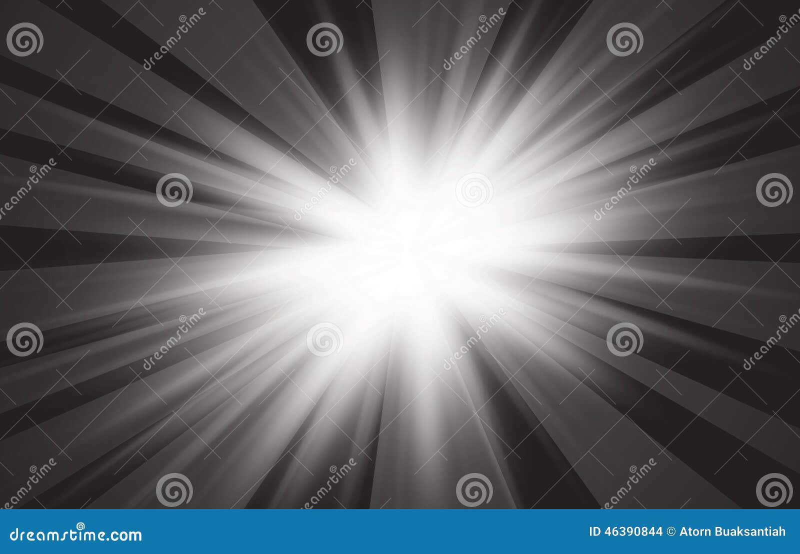 Shiny Rays Reflections In The Water . Water Caustics On Black ...