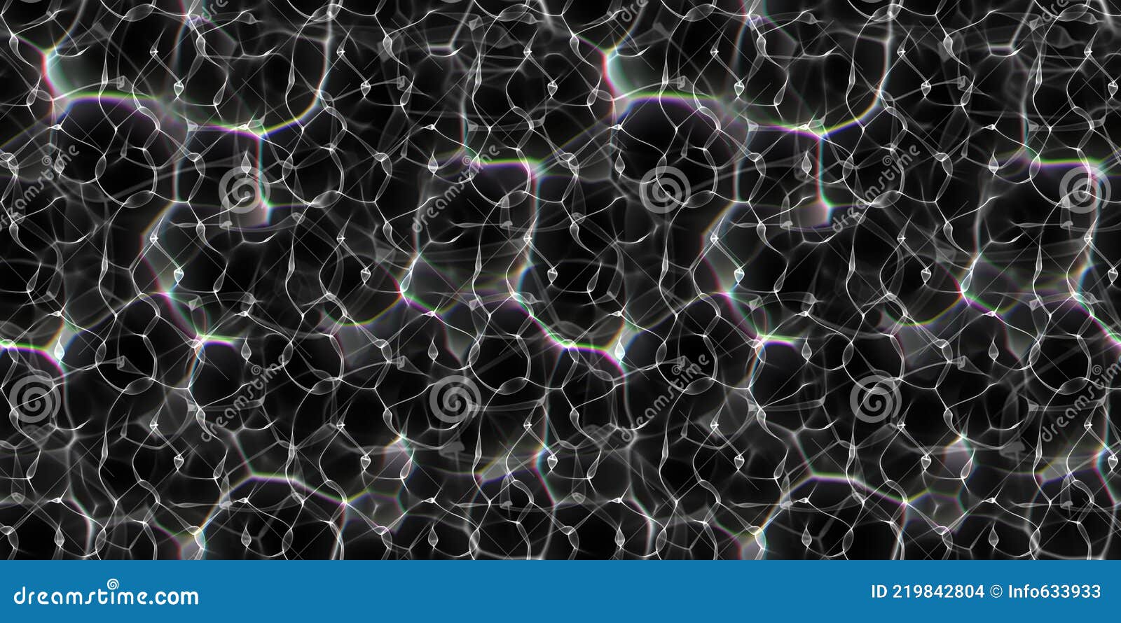 Shiny Rays Reflections In The Water . Water Caustics On Black ...