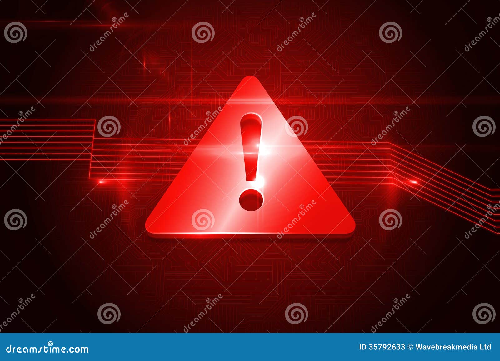 Attention Icon Vector Isolated White Background-01 Royalty-Free Stock ...
