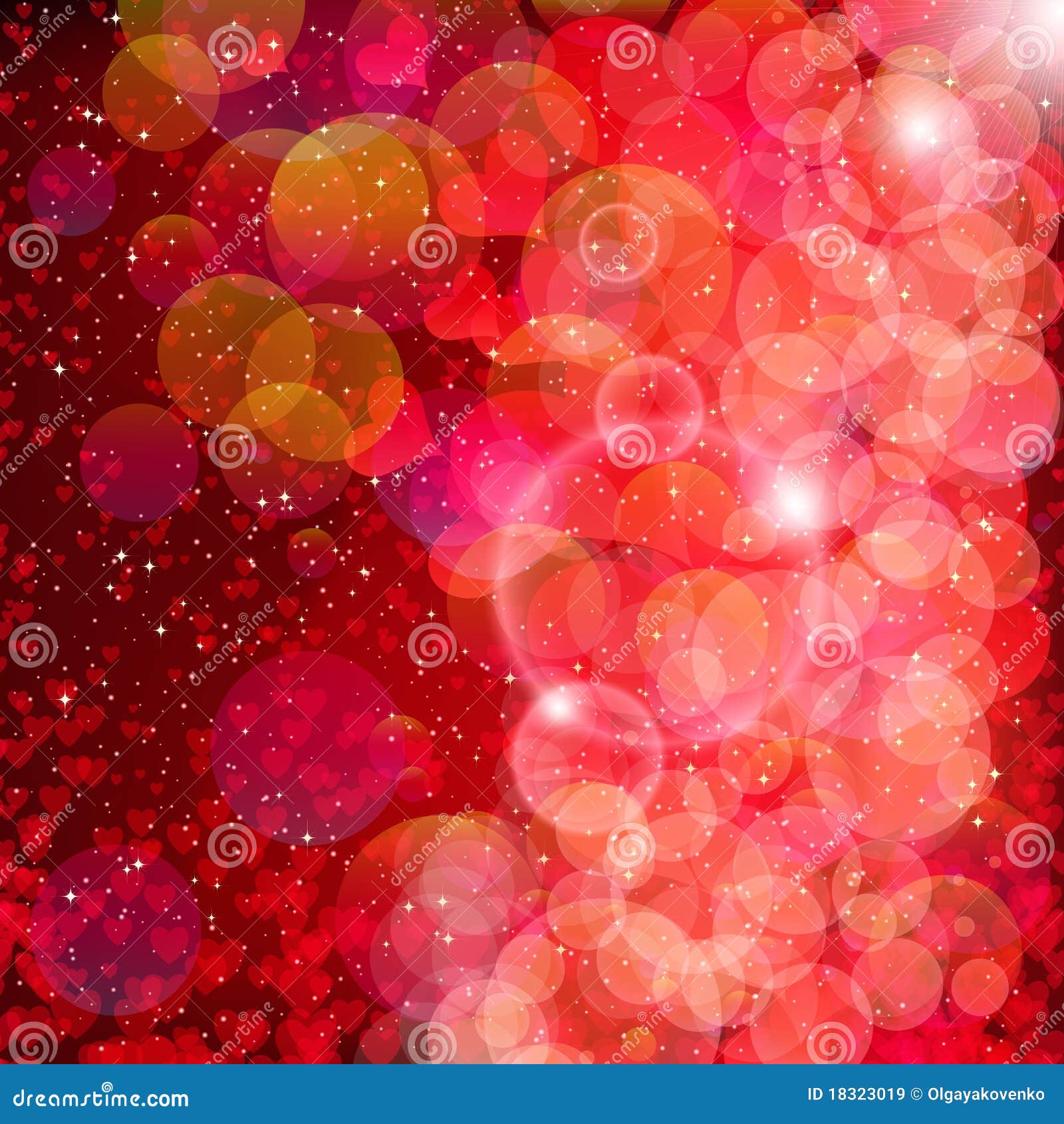Shiny red background. stock vector. Illustration of romance - 18323019
