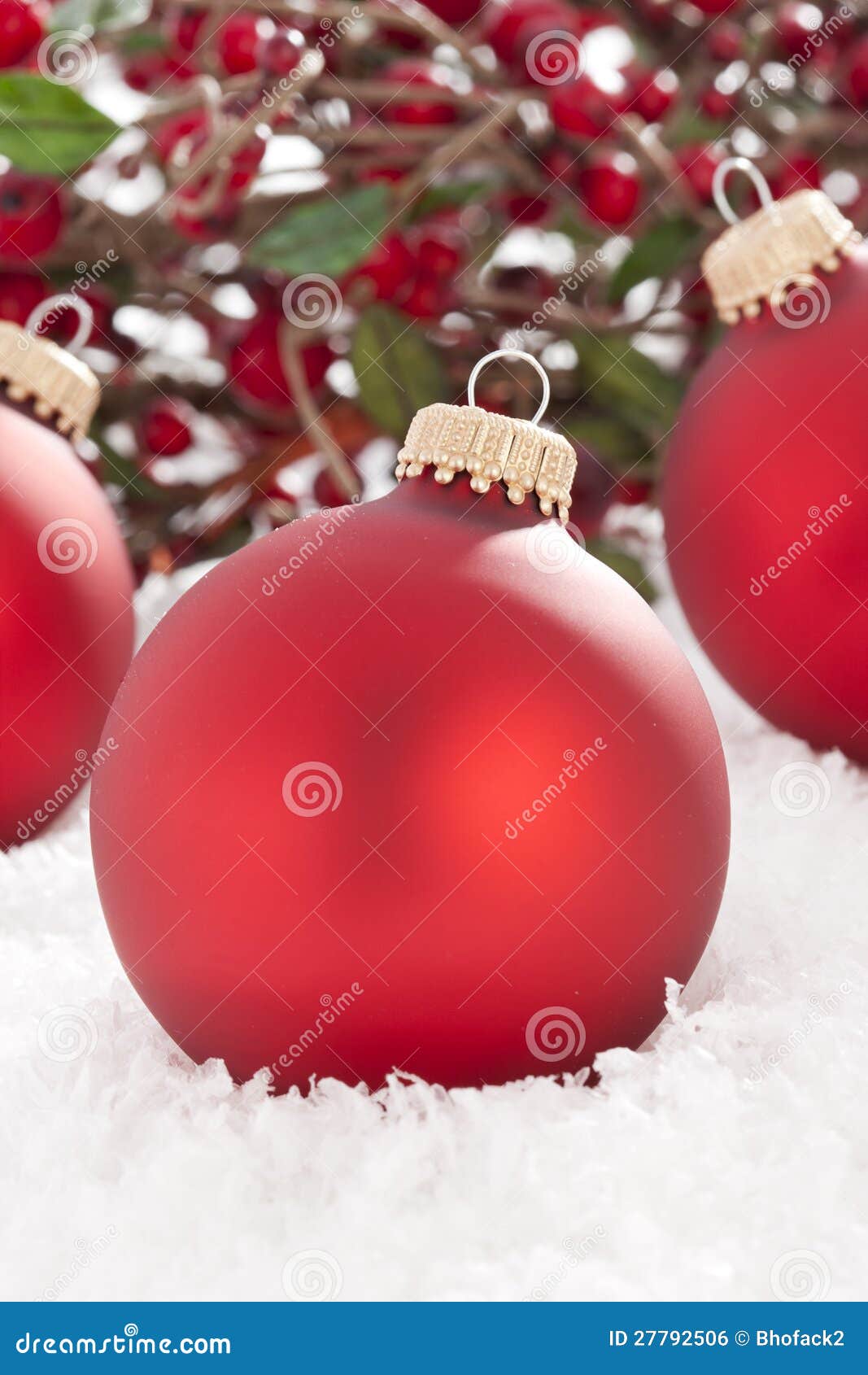 Shiny Red Christmas Ornament Stock Photo - Image of decoration, merry ...