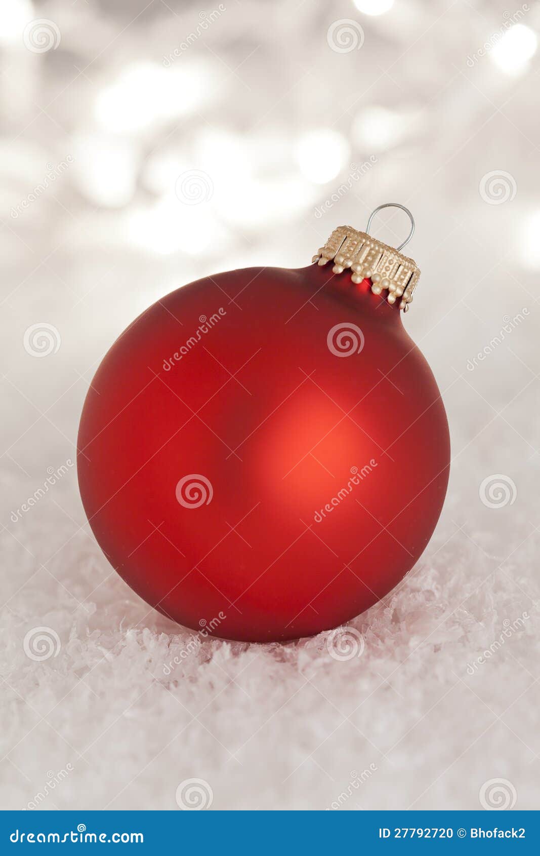 Shiny Red Christmas Ornament Stock Photo - Image of seasonal ...