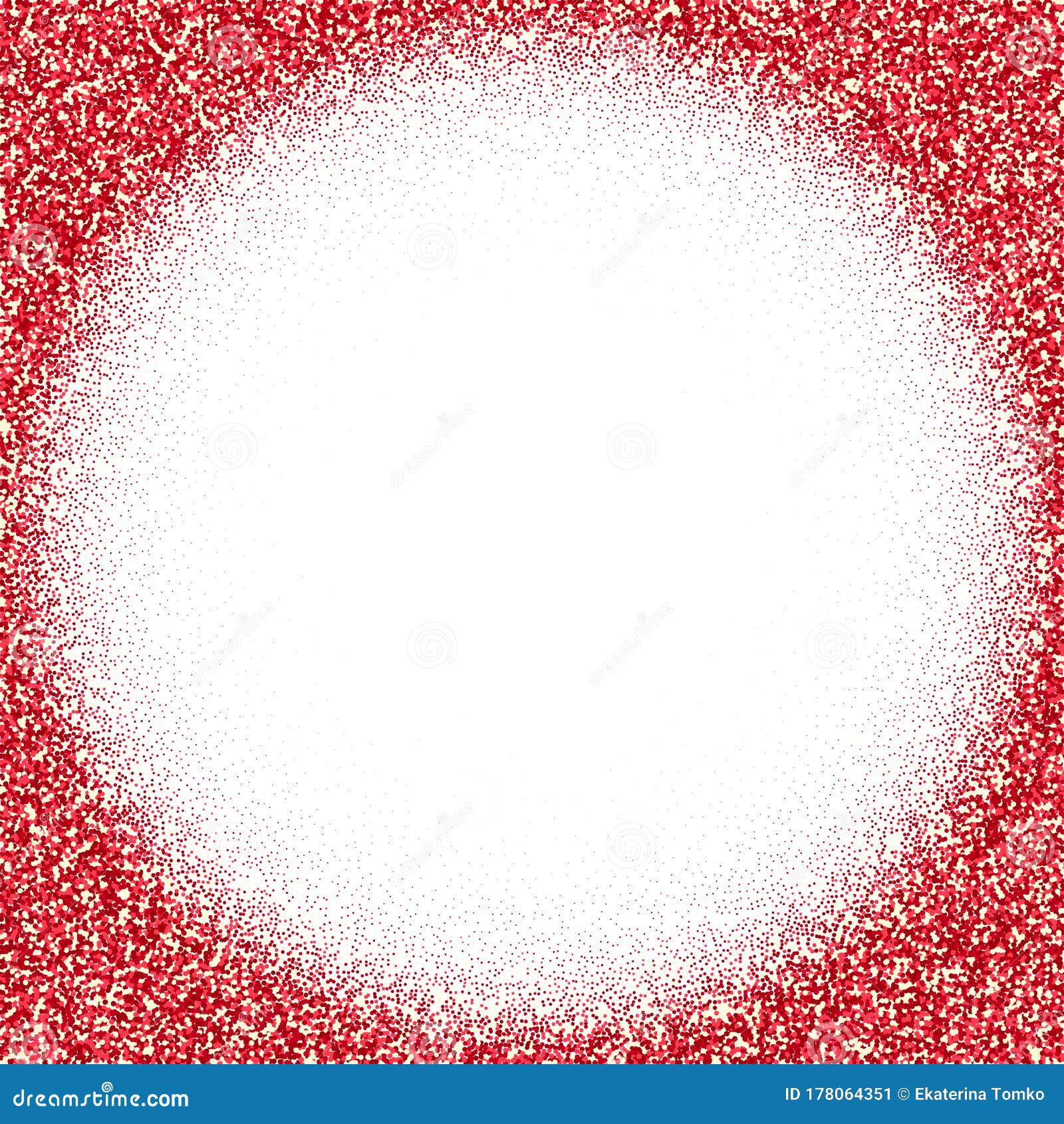 Shiny Red Circles Isolated on a White Background. Frame. Eps 10 Stock ...