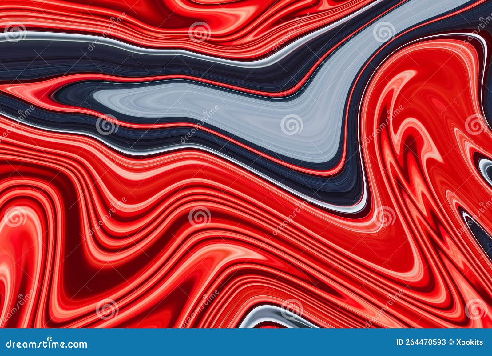 Shiny Red Color Wavy Abstract Marble Texture Background Stock Image ...