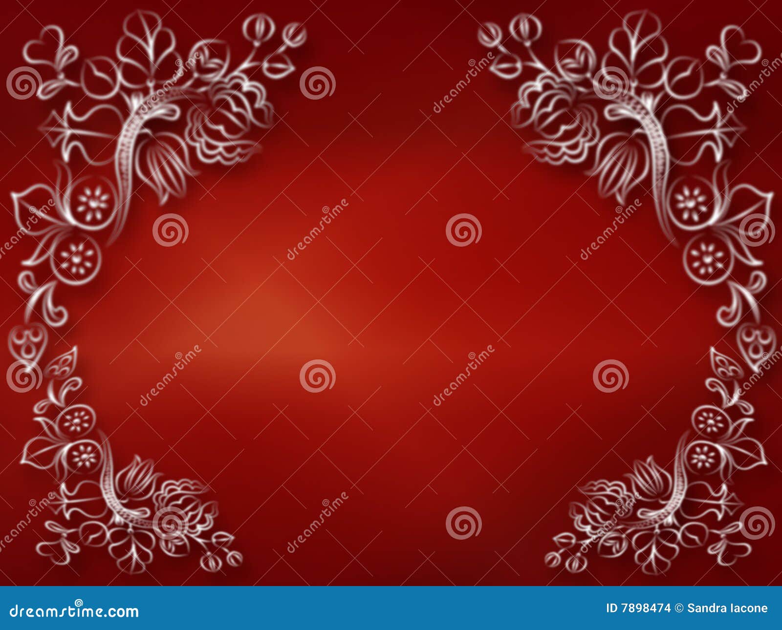 Shiny red decorative stock illustration. Illustration of borders - 7898474