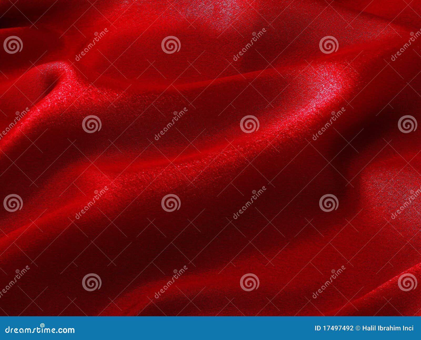 Shiny Red Fabric Background Stock Photo - Image of flowing, drape: 17497492