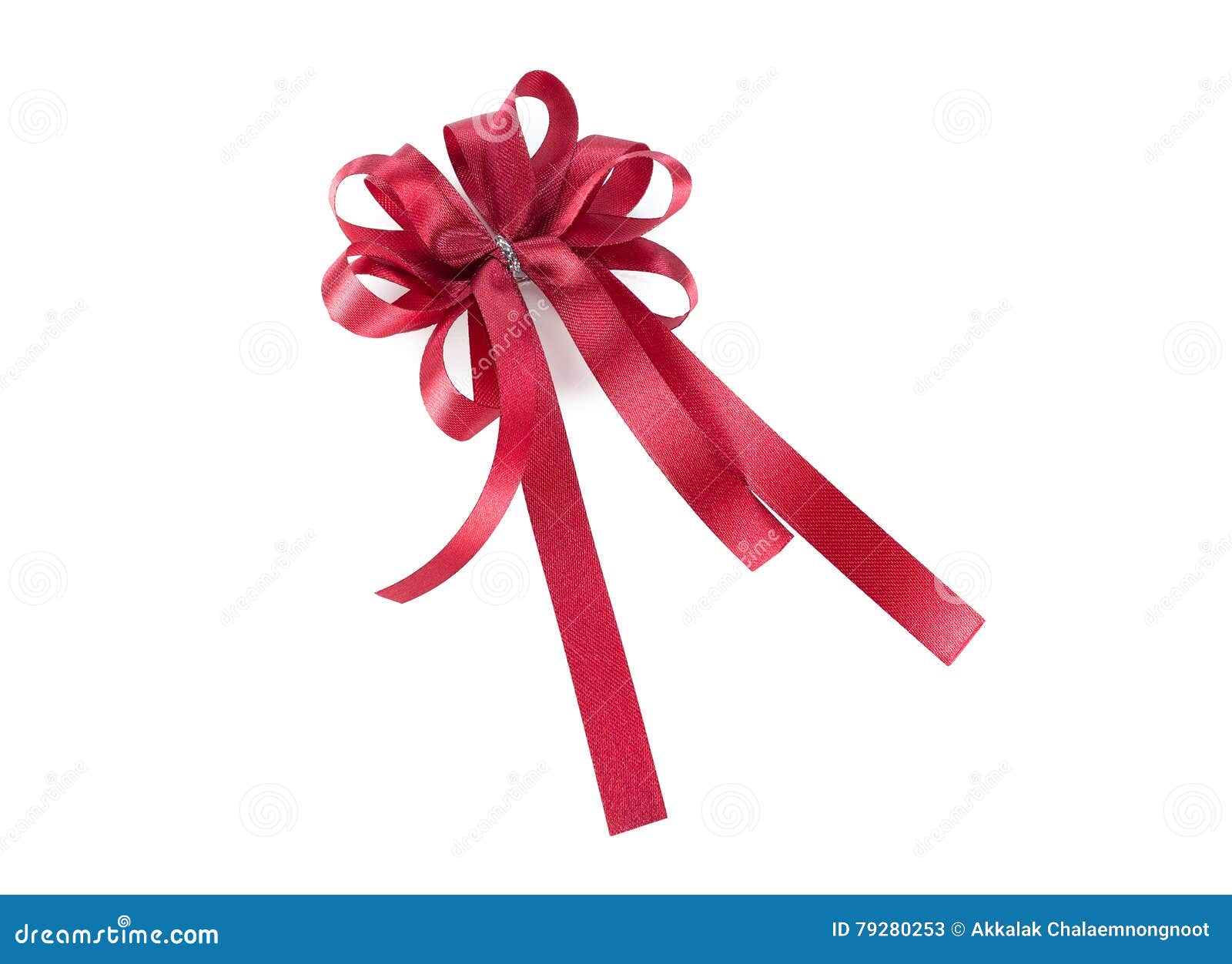 Shiny red ribbon isolated stock image. Image of wedding - 79280253