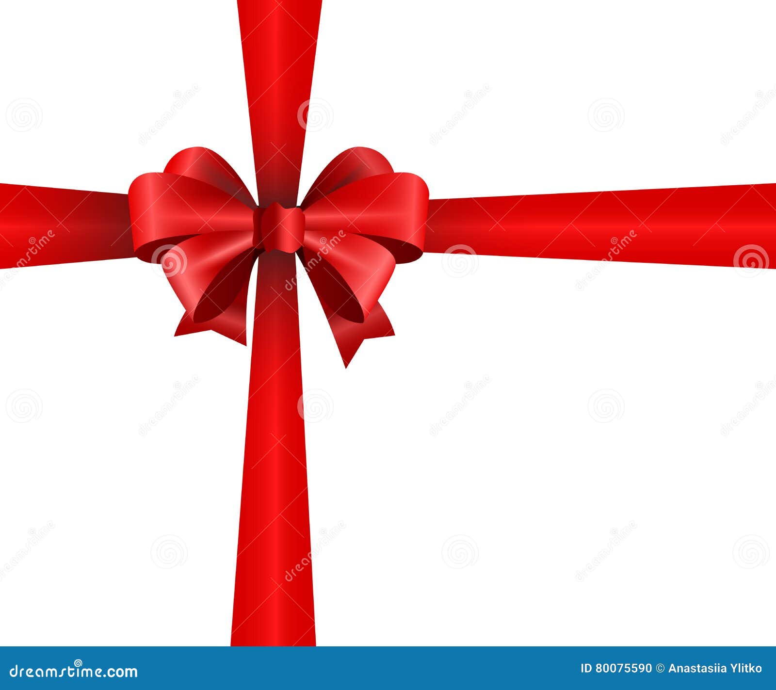 Shiny red satin ribbon stock illustration. Illustration of paper - 80075590